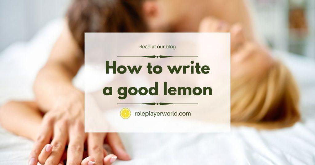 Lemon roleplay: What it is and how to do it perfectly • Roleplayer World